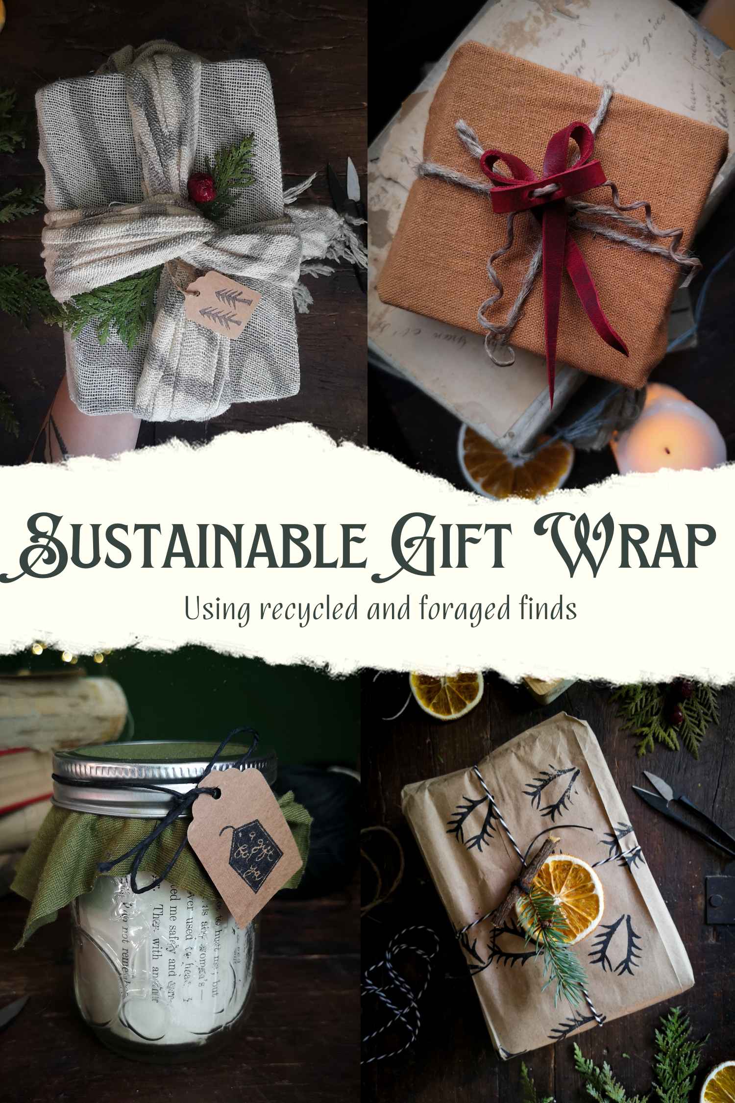 Sustainable Gift Wrap Solutions - Recycled and Foraged Finds ...
