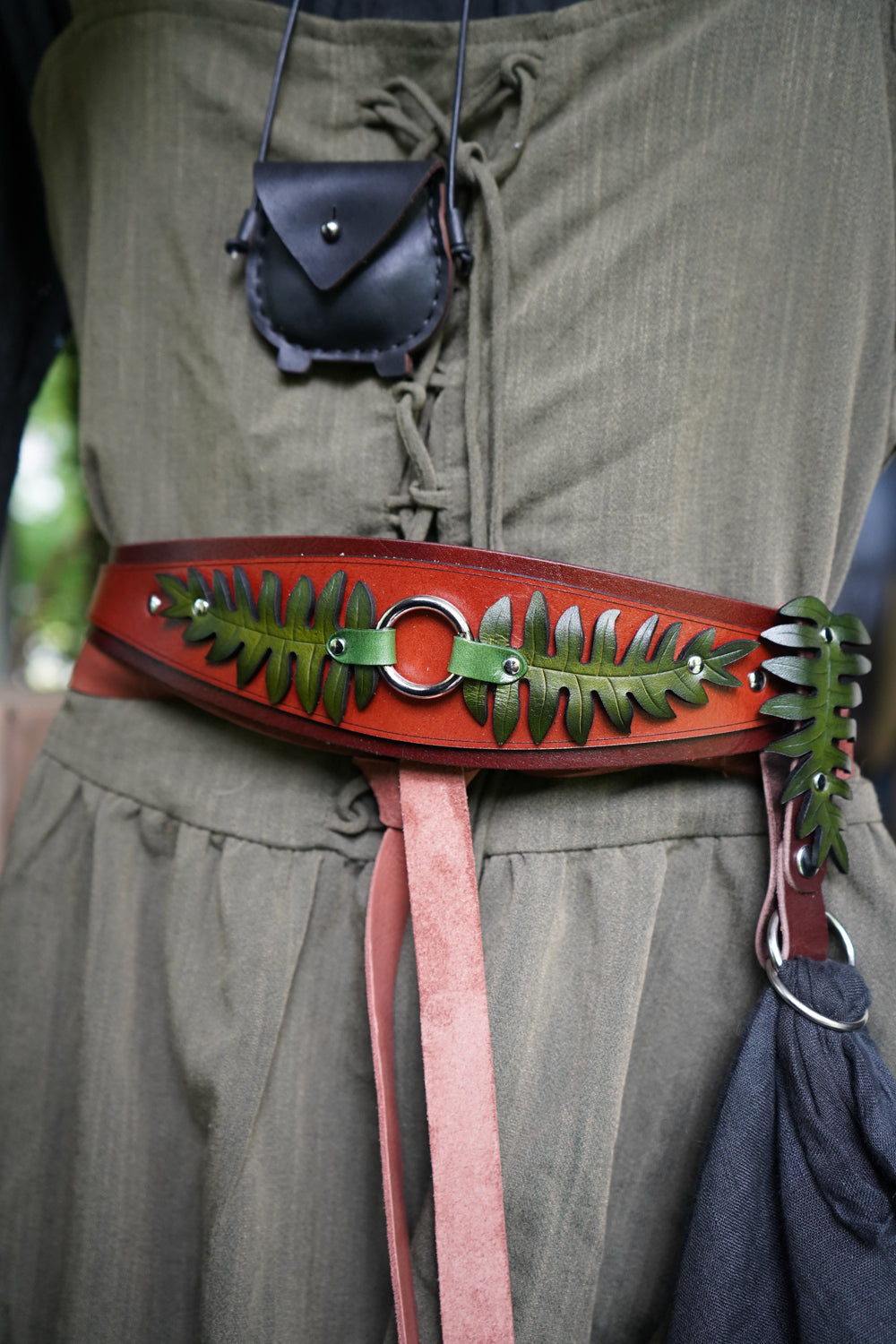 Fern Waist Belt - Handmade Leather Belt - Made In Canada – Hammerthreads