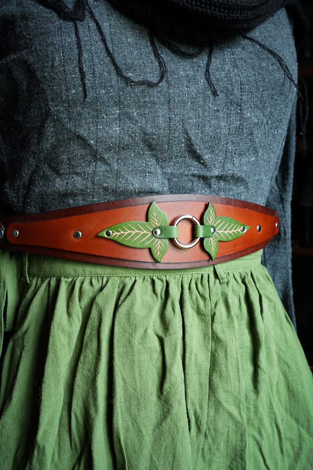 Elven Waist Belt - Handmade Leather Belt - Made In Canada – Hammerthreads