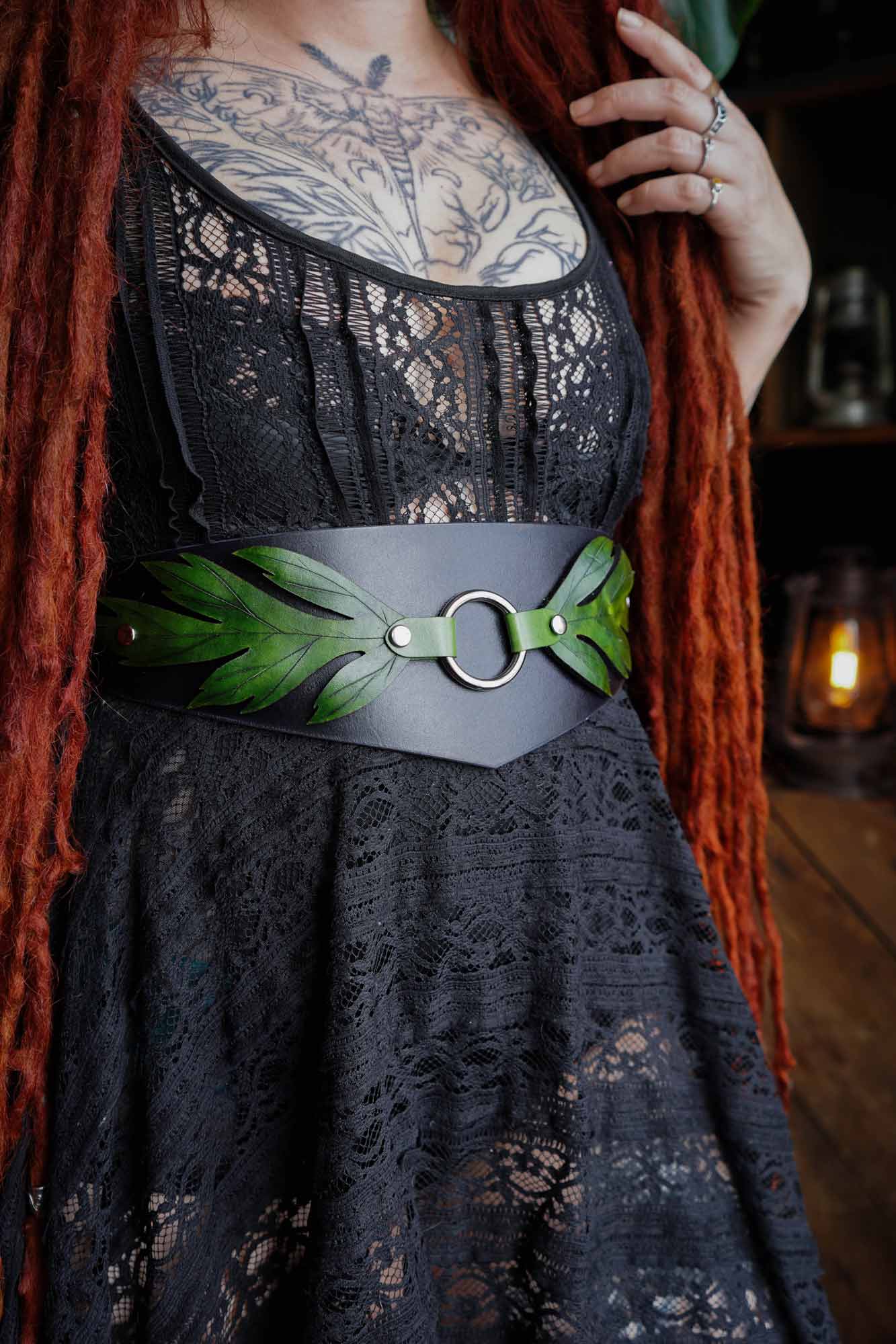 Mugwort Waist Belt - Handmade Leather Belt - Made In Canada – Hammerthreads