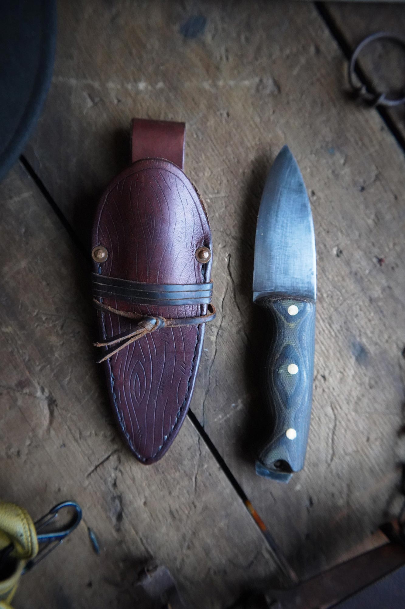 The Game Warden - Hand Forged Bushcraft Knife - Made In Canada ...